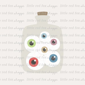 Jars of Eyes Clipart Halloween Clip Art Creepy Spooky Eyeball - Etsy Canada