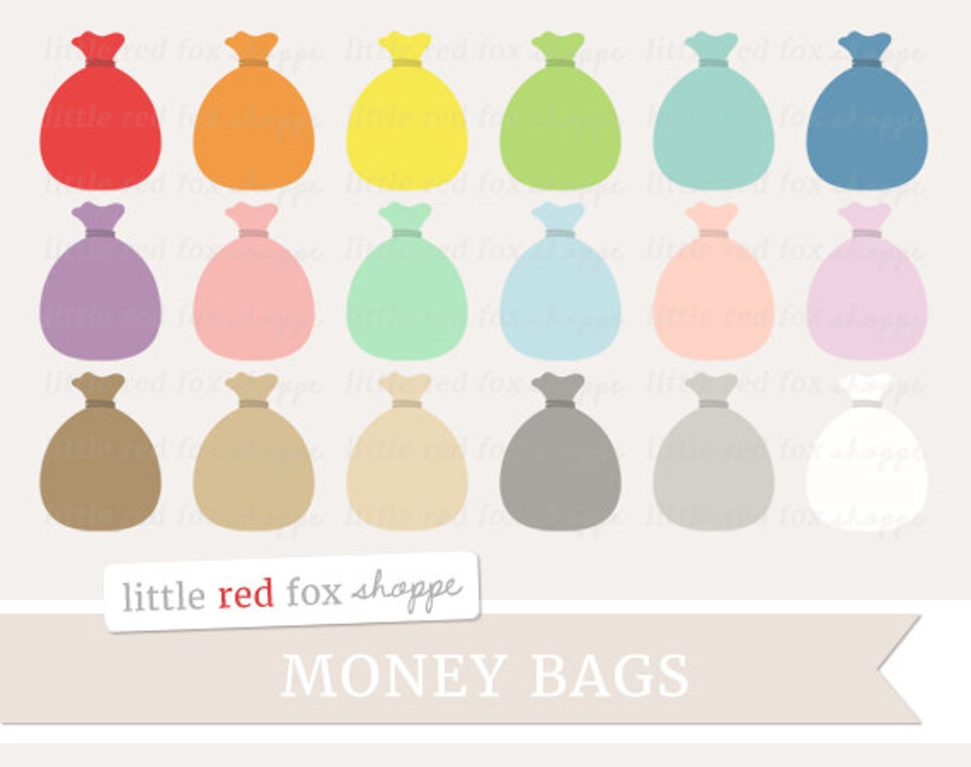 Money Bag Clipart, Money Clip Art, Dollar Clipart, Cash Clipart, Coin ...