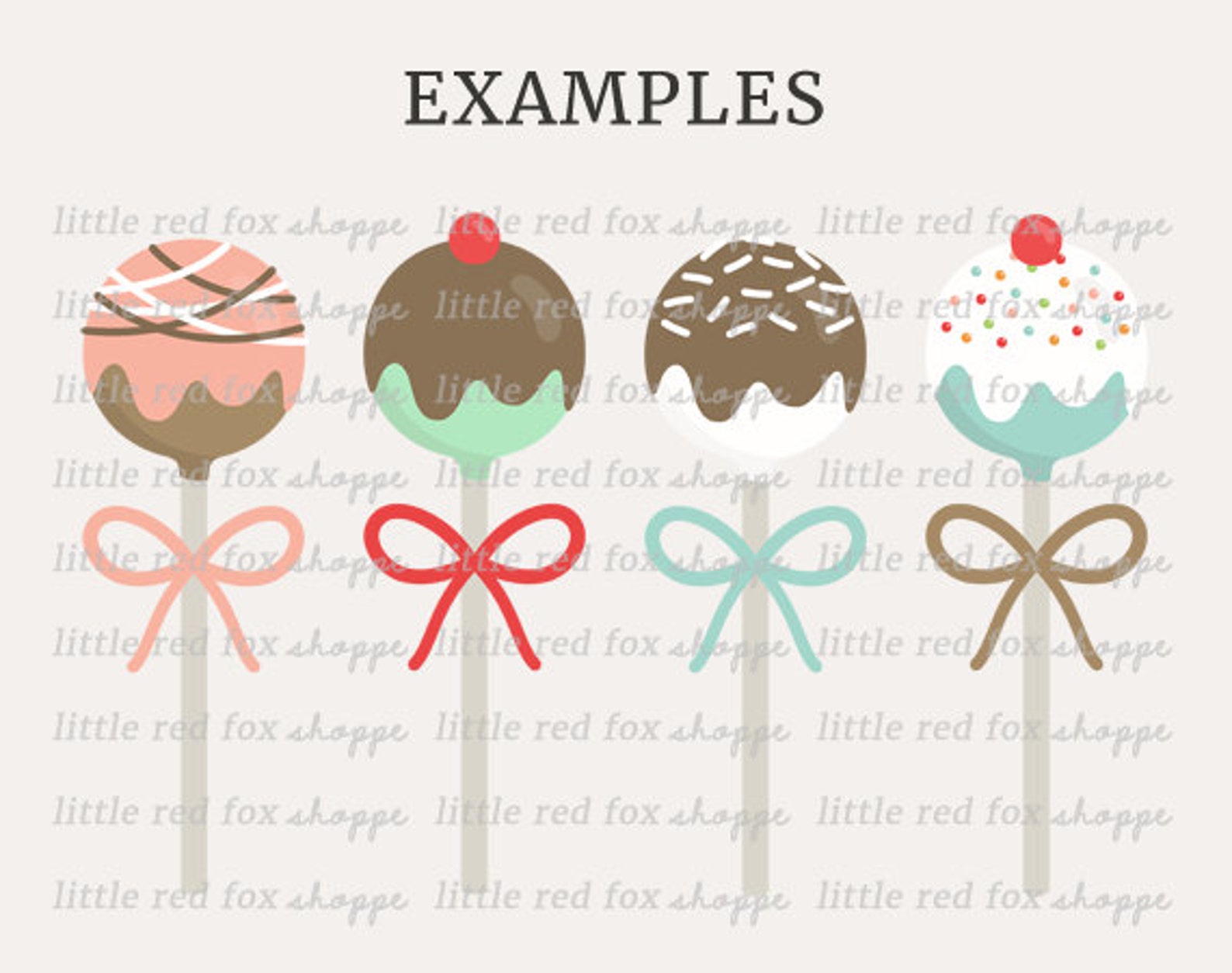 Cake Pop Kit Clipart, Cake Ball Clip Art Baking Frosting Sprinkles ...