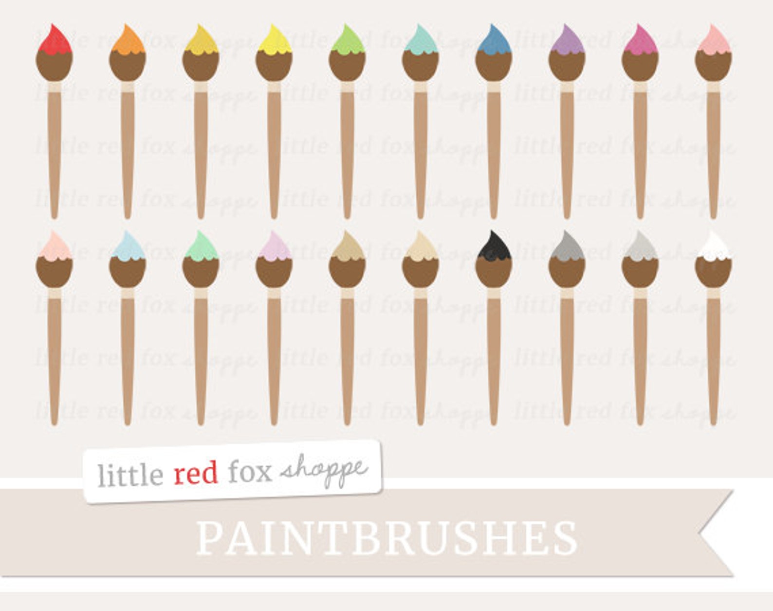 Paintbrush Clipart, Painting Clip Art Paint Brush Art Watercolor ...