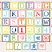Baby Blocks Clipart, Nursery Digital Clip Art Block Letter Number ...