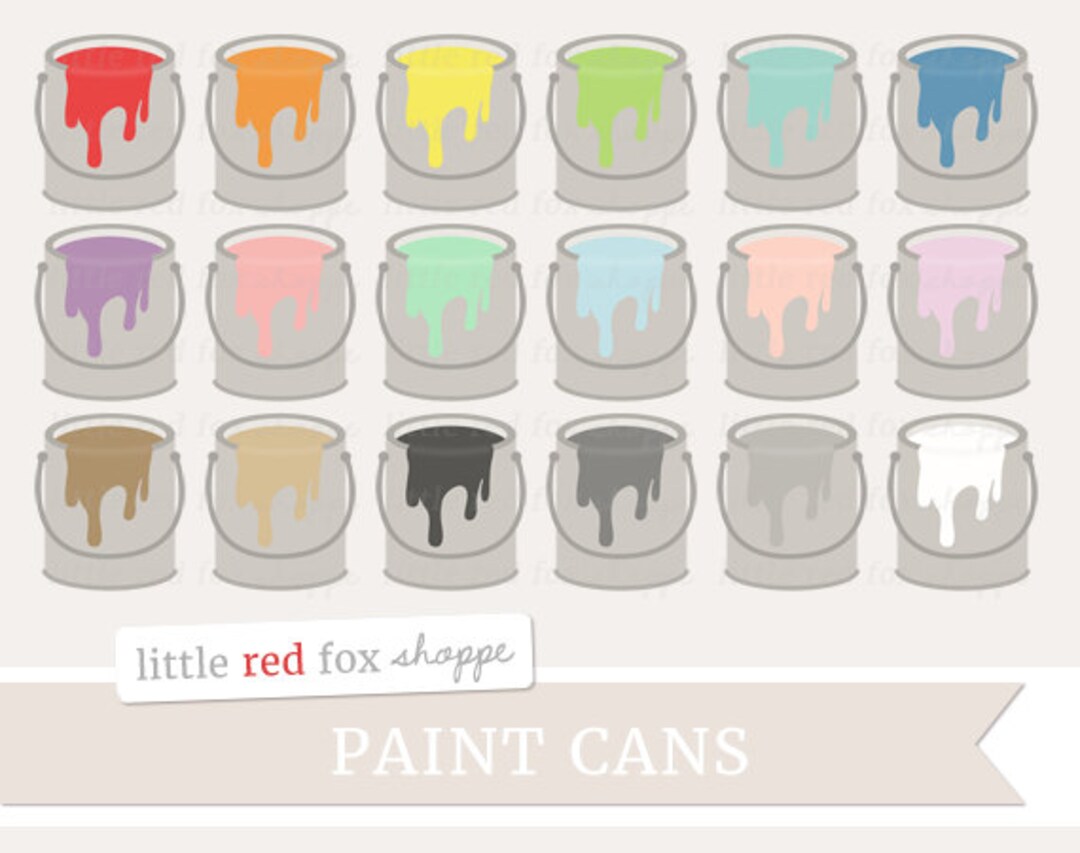 Paint Can Clipart, Painting Clip Art Home Improvement Construction ...