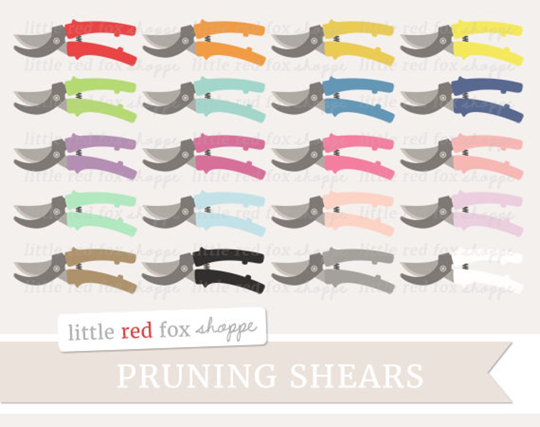 Garden Shears Clipart, Pruning Shears Clip Art, Gardening Clipart ...