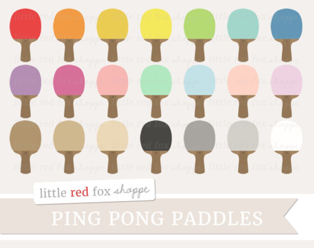 Ping Pong Paddle Clipart, Table Tennis Clip Art Game Ball Sport ...
