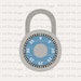 Combination Lock Clipart, Lock Clip Art, Padlock Clipart, Keyhole ...
