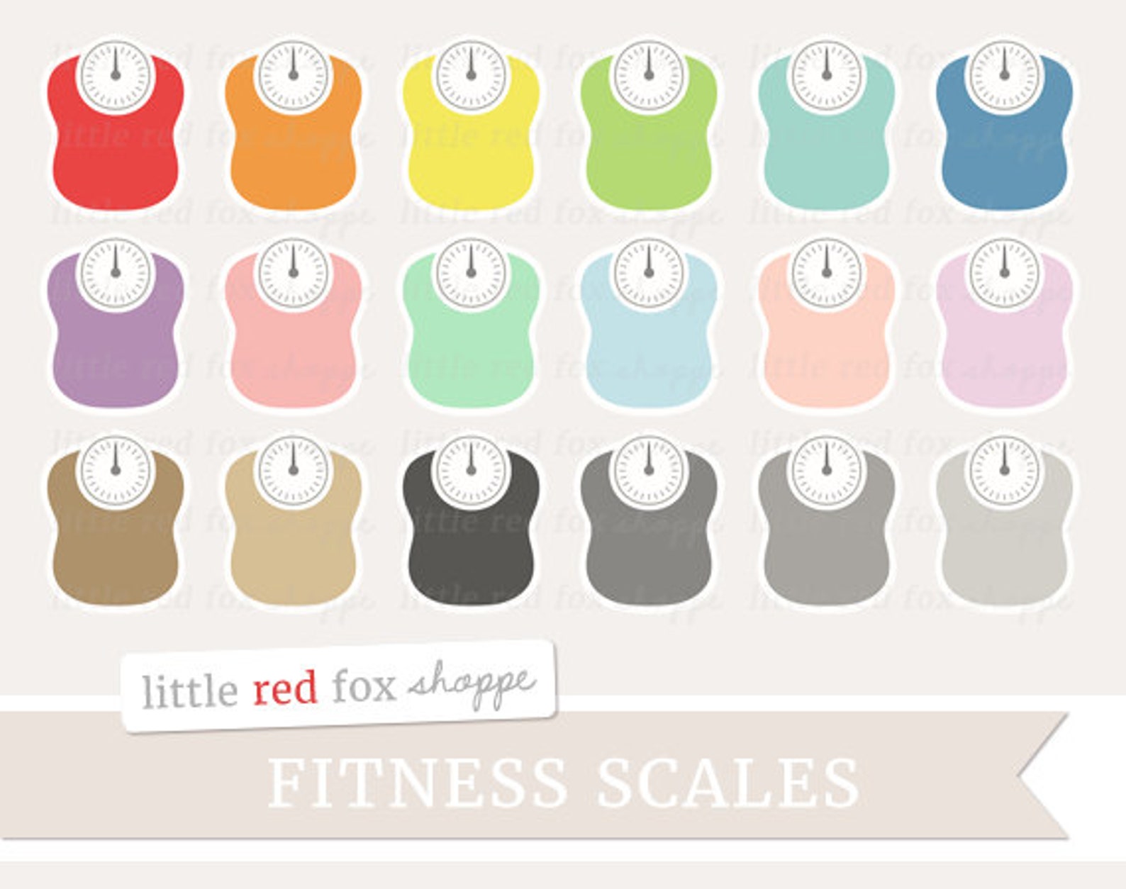 Fitness Scale Clipart Scale Clip Art Weight Loss Health Gym - Etsy Canada
