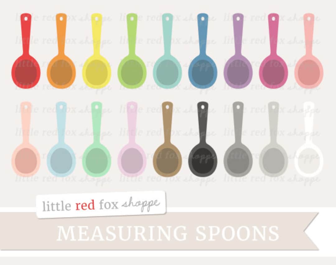 Measuring Spoon Clipart, Baking Clip Art Kitchen Cooking Dinner Chef ...