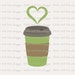 Coffee Heart Clipart, Coffee Cup Clip Art Valentines Latte Cappuccino ...