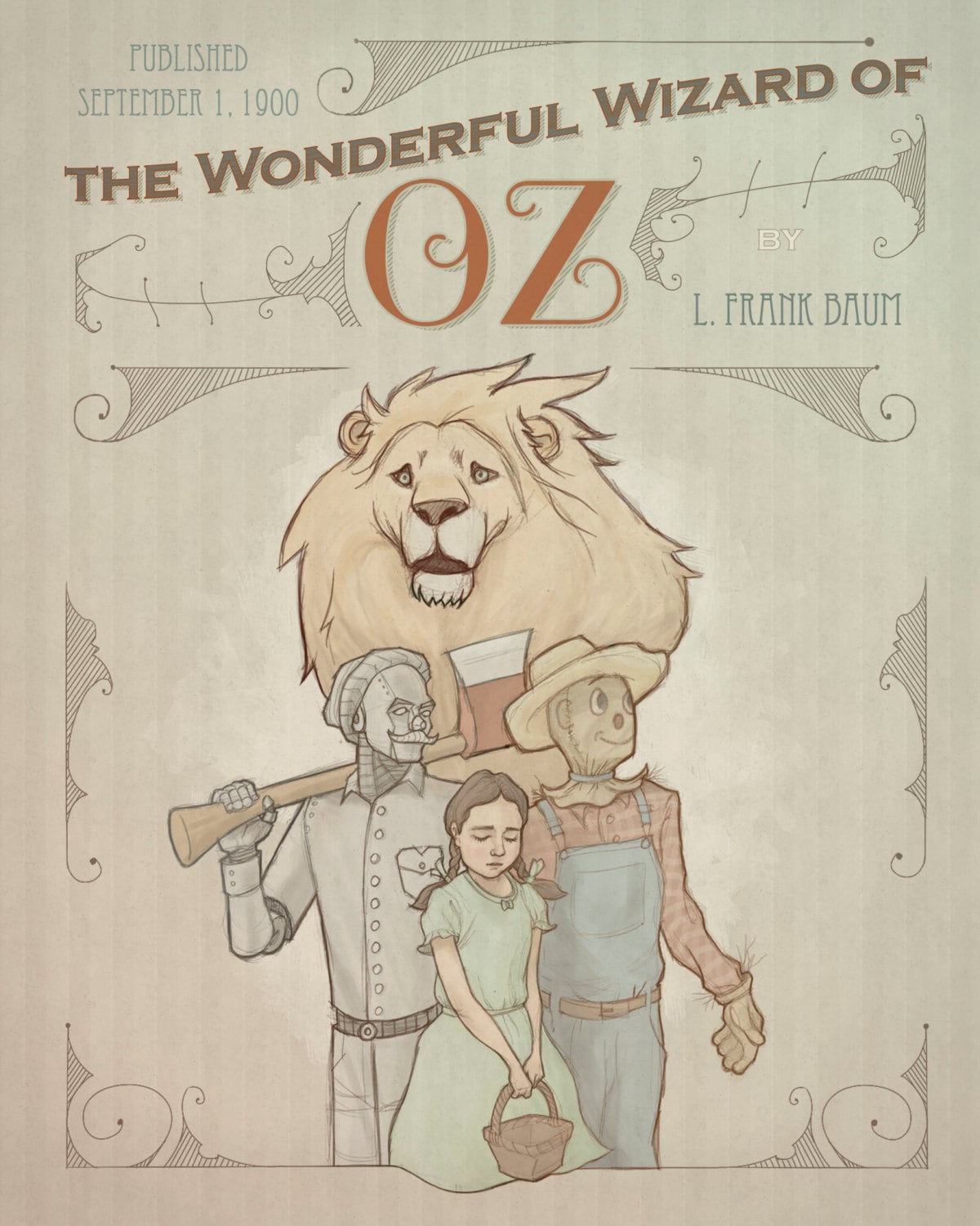 Wizard of Oz Art Print Light Version - Etsy