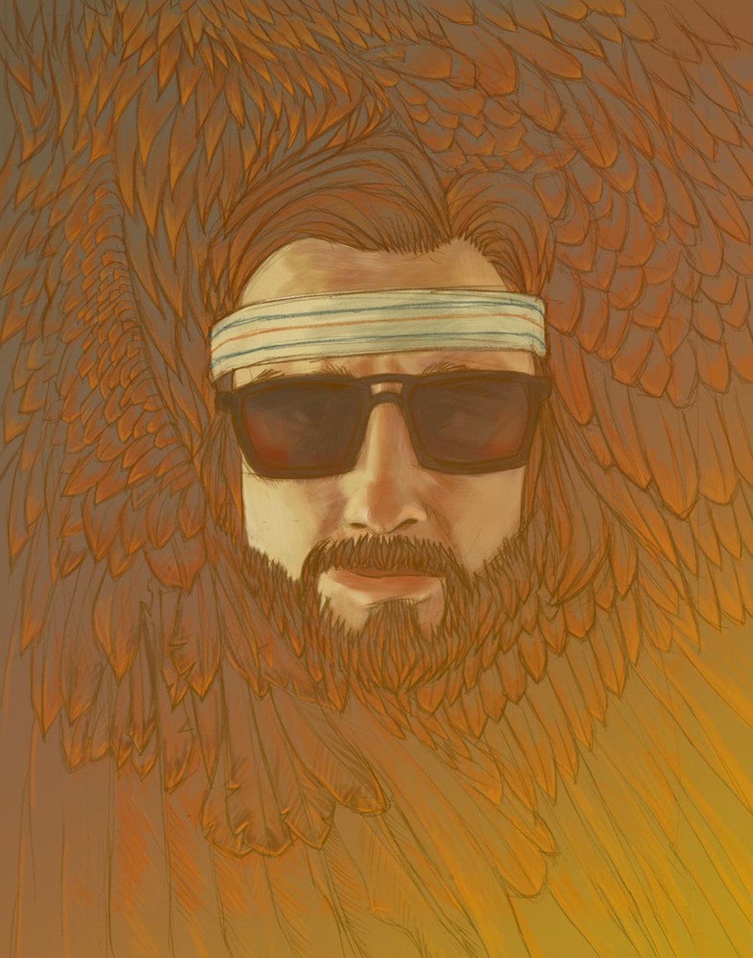 Richie, Art Print (inspired by the Royal Tenenbaums) - Etsy