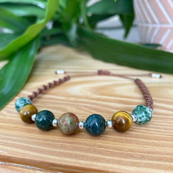 Earth Bracelet - Etsy