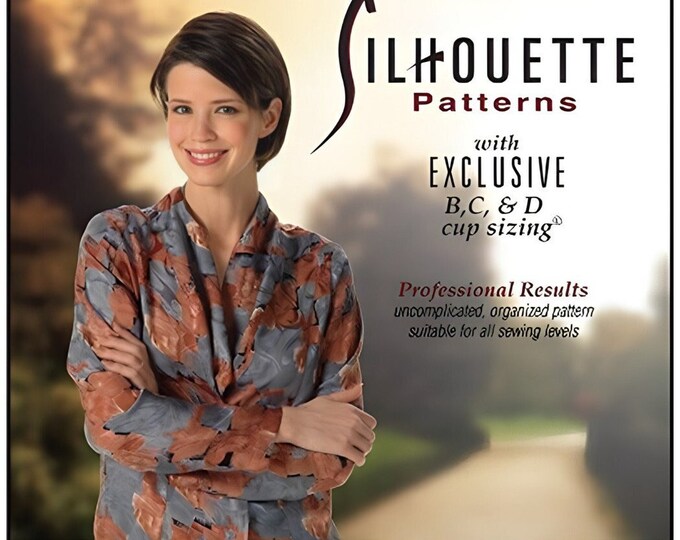 Silhouettes 250 Sewing Pattern Pam's Blouse With B C and D Cup Sizing ...