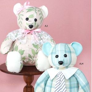 Simplicity S9771 Sewing Pattern for Plush Teddy Bear With - Etsy