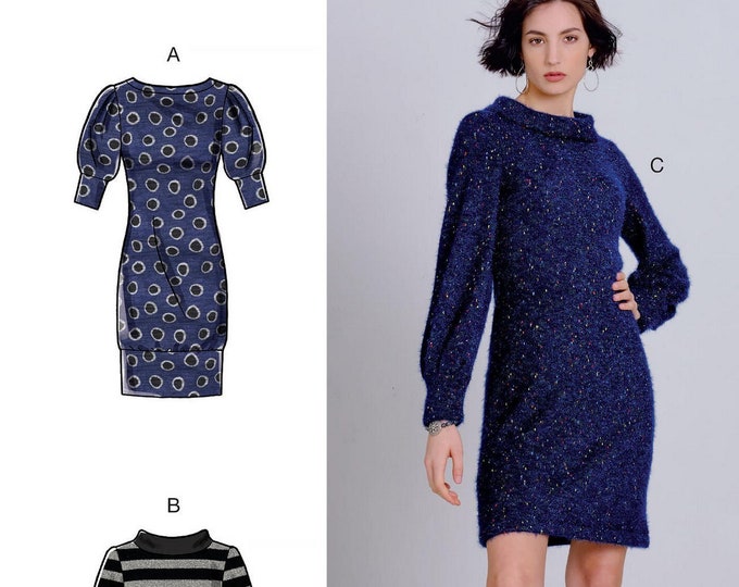 Mccalls M7993 Sewing Pattern Misses Very Easy Fitted Pullover Knit ...