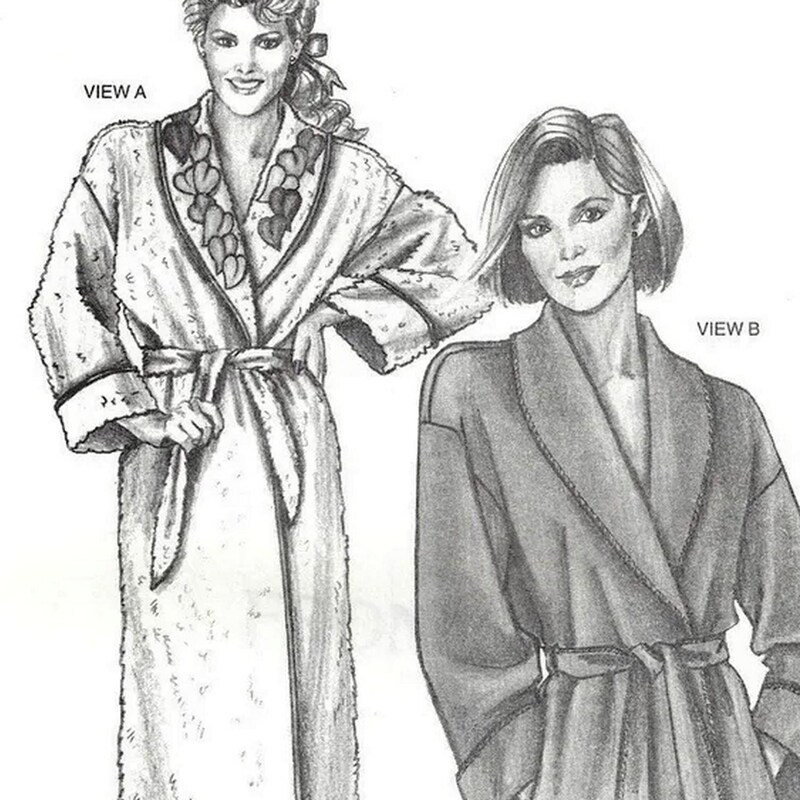 Stretch and Sew Robe Pattern - Etsy