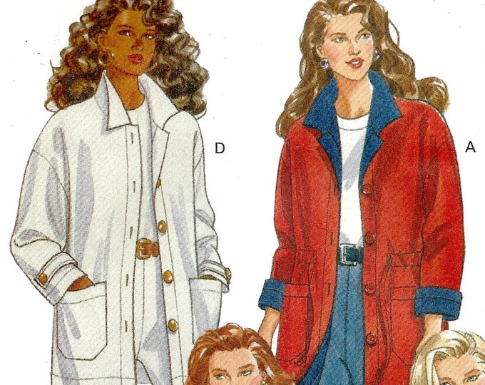 Butterick 6919 Sewing Pattern Misses Easy Loose Fitting Below Hip ...