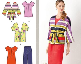 Simplicity S9130 Sewing Pattern Easy to Sew Skirt Pants Tunic Top and ...