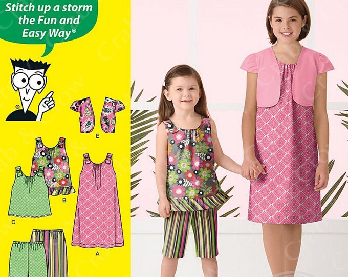 Uncut New Look Sewing Pattern 183 0183 6592 Tweens Girls Jumper Jacket ...