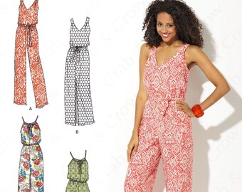 Simplicity S8911 Sewing Pattern Misses Knit Caftans With Neckline and ...