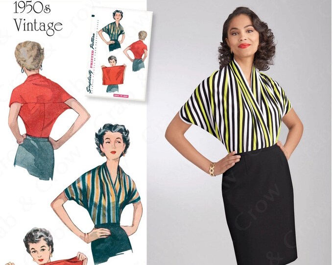 Simplicity 8452 Sewing Pattern Misses Vintage 50s Reproduction - Etsy