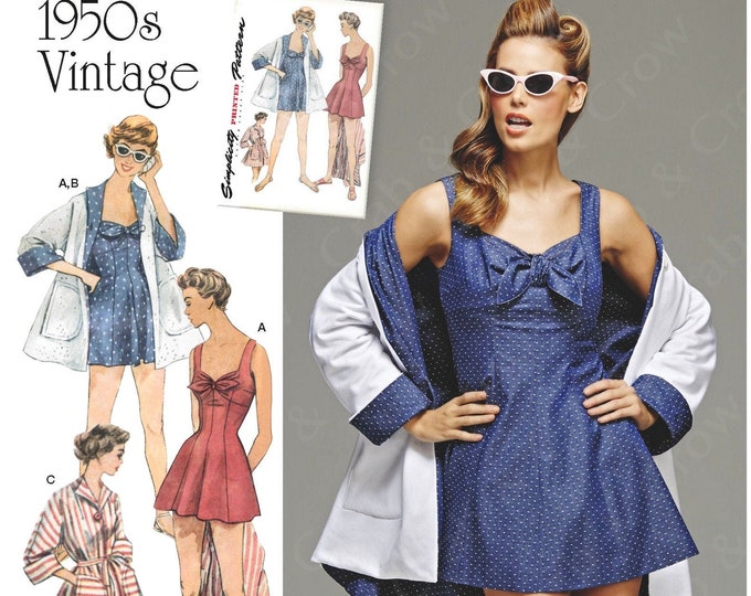 Simplicity 8013 Sewing Pattern Misses Vintage 70s Reproduction Lined ...