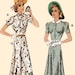 Mccalls M8338 Sewing Pattern Misses Vintage 30s Reproduction Dresses ...