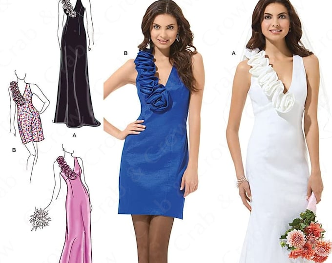 Simplicity 2213 Sewing Pattern for Misses Evening Dress in Two Lengths ...