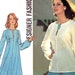 Simplicity 6927 Sewing Pattern Misses Vintage 70s Caftan or Top Wide ...