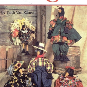 Simplicity 9010 Sewing Pattern for Decorative Crows With Assorted ...