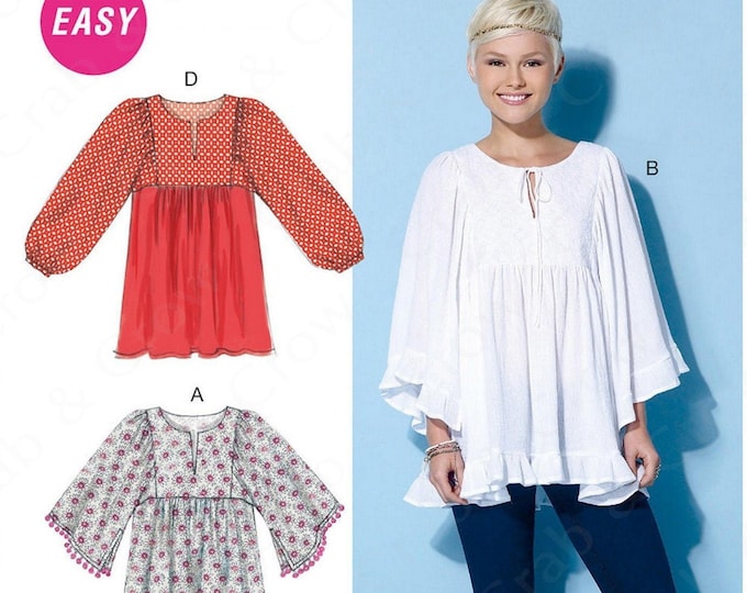 Butterick B6176 Sewing Pattern for Misses Open Front Kimono Jacket Sz ...