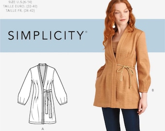 Simplicity 8655 Sewing Pattern Misses High-waisted Pants and Tie Top by ...