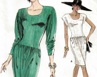 Vogue V8552 Sewing Pattern Misses Very Easy Loose Fitting Above Knee ...