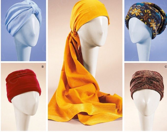 Simplicity S9300 Sewing Pattern Fashion Accessories Misses Turban Head ...