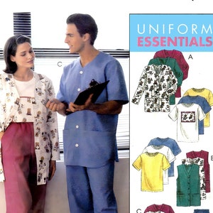 Mccall's 9652 Uniform Essentials Sewing Pattern Misses and Mens Unisex ...