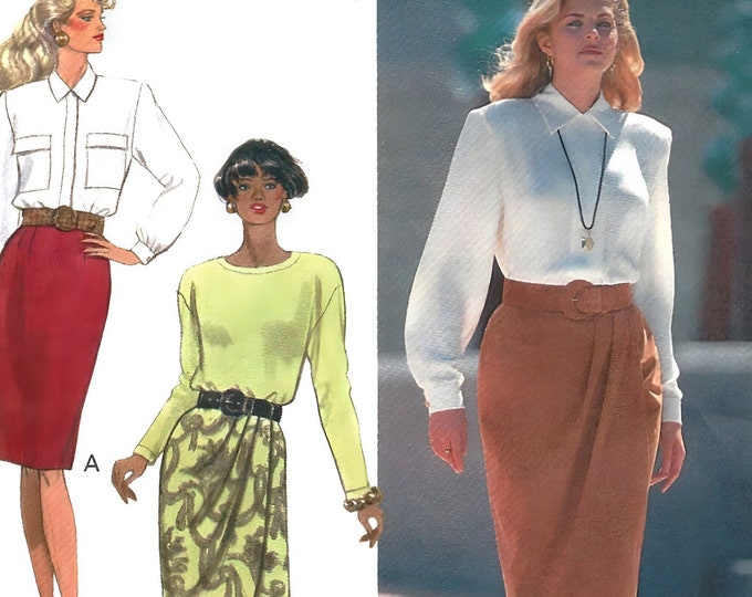 Vogue 7569 Sewing Pattern Misses Semi Fitted Flared Mid Knee Dress ...