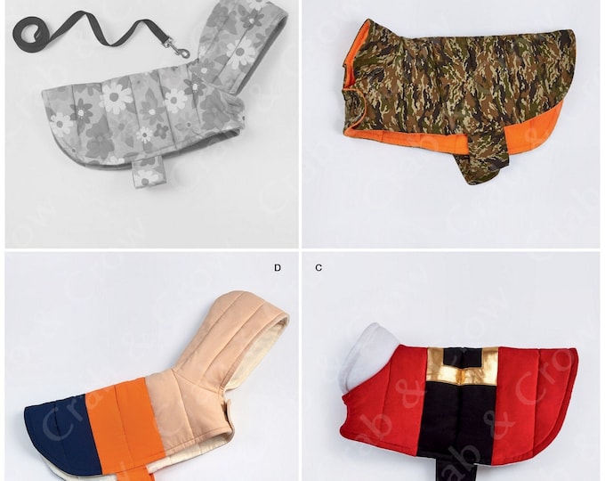 Simplicity S9426 Sewing Pattern for Quilted Dog Coats in Three - Etsy