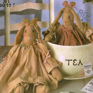 Simplicity 7831 Sewing Pattern for 17 Inch Bunny and Clothes Floppy ...