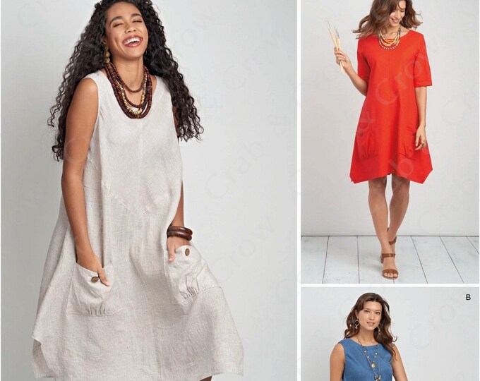 Simplicity 8640 Sewing Pattern for Loose Fitting Dress or Tunic Misses ...