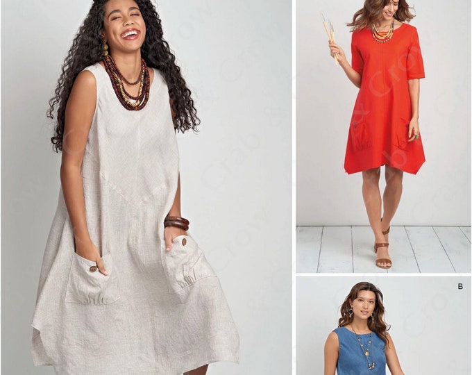 Simplicity 8640 Sewing Pattern for Loose Fitting Dress or Tunic ...