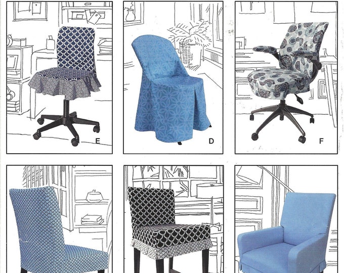 Simplicity S0627 Sewing Pattern for Set of Six Chair Covers by Studio ...