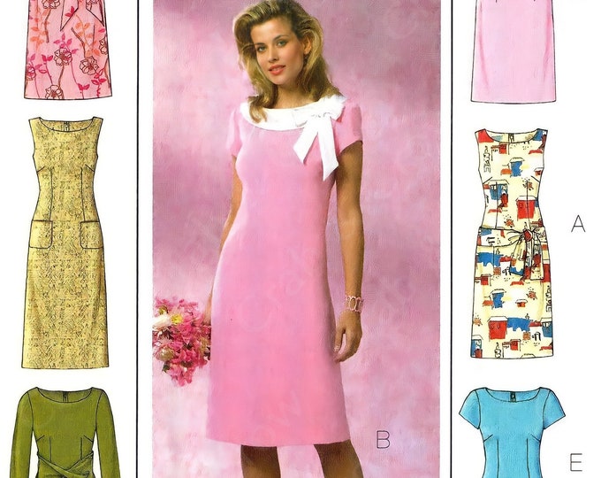 Butterick B4386 Sewing Pattern for Misses Fast and Easy Dress With ...