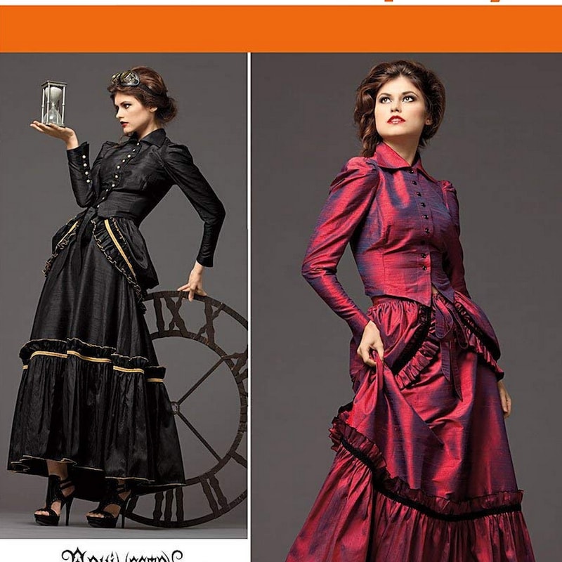 Bustle Dress Pattern - Etsy