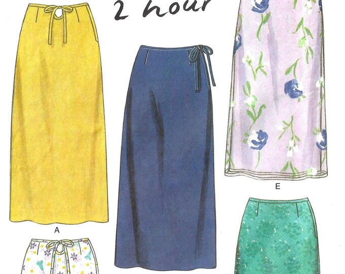 New Look 6762 Sewing Pattern for Misses Easy Two Hour Skirts Sz 8-18 ...