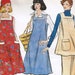 Vogue 8971 Sewing Pattern Misses Vintage 70s Maternity Dress Jumper or ...