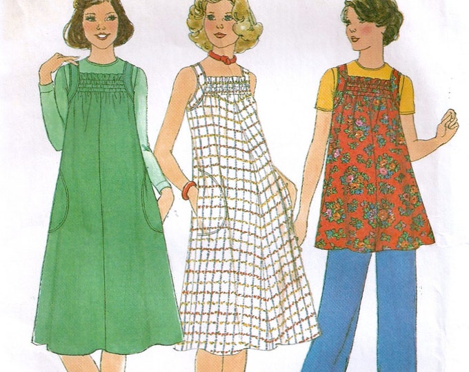 Simplicity 8039 Sewing Pattern Misses Vintage 70s Simple to Sew ...
