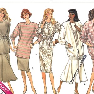 Butterick 5725 Sewing Pattern Misses Vtg 80s Loose Fitting Cardigan ...