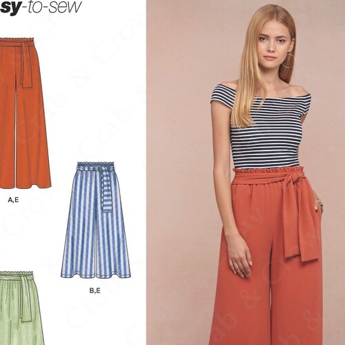 Simplicity Palazzo Pants Pattern