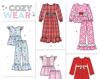 Simplicity 1075 Sewing Pattern for Childs Retro 50s Jumper Skirt and ...