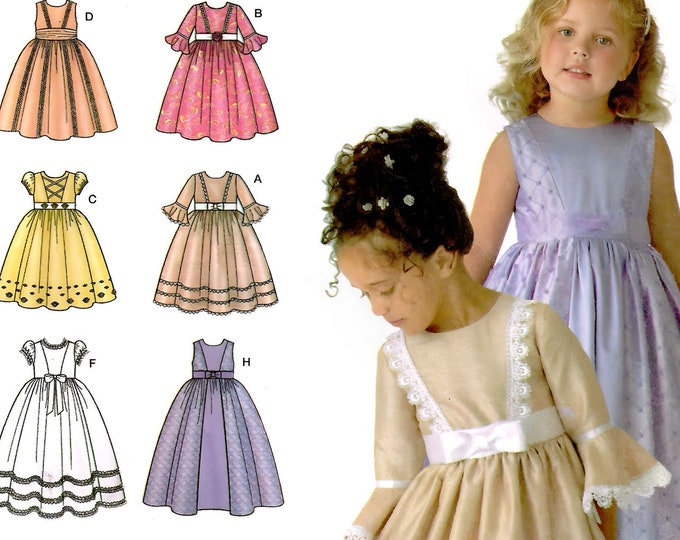 Simplicity 1382 Sewing Pattern Girls Sleeveless Dress With Back Cutout ...