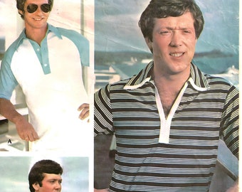 Simplicity 6835 Sewing Pattern for Mens Simple to Sew Vintage 70s ...